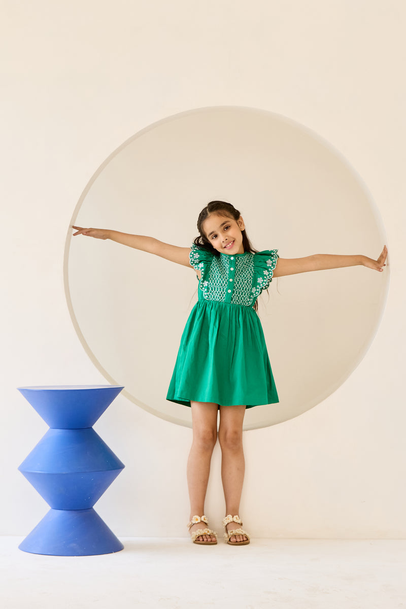 Smoking Dress With Ruffled Sleeve – Minitrails